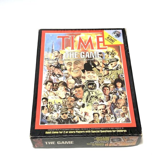 Games | Vintage 1983 Time Magazine The Game Trivia Questions Board ...